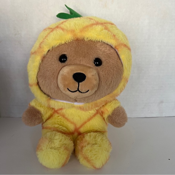 Kellytoy | Toys | Kellytoy Pineapple Costume Brown Bear 9 Cute Cuddly Plush Toy Stuffed Animal ...